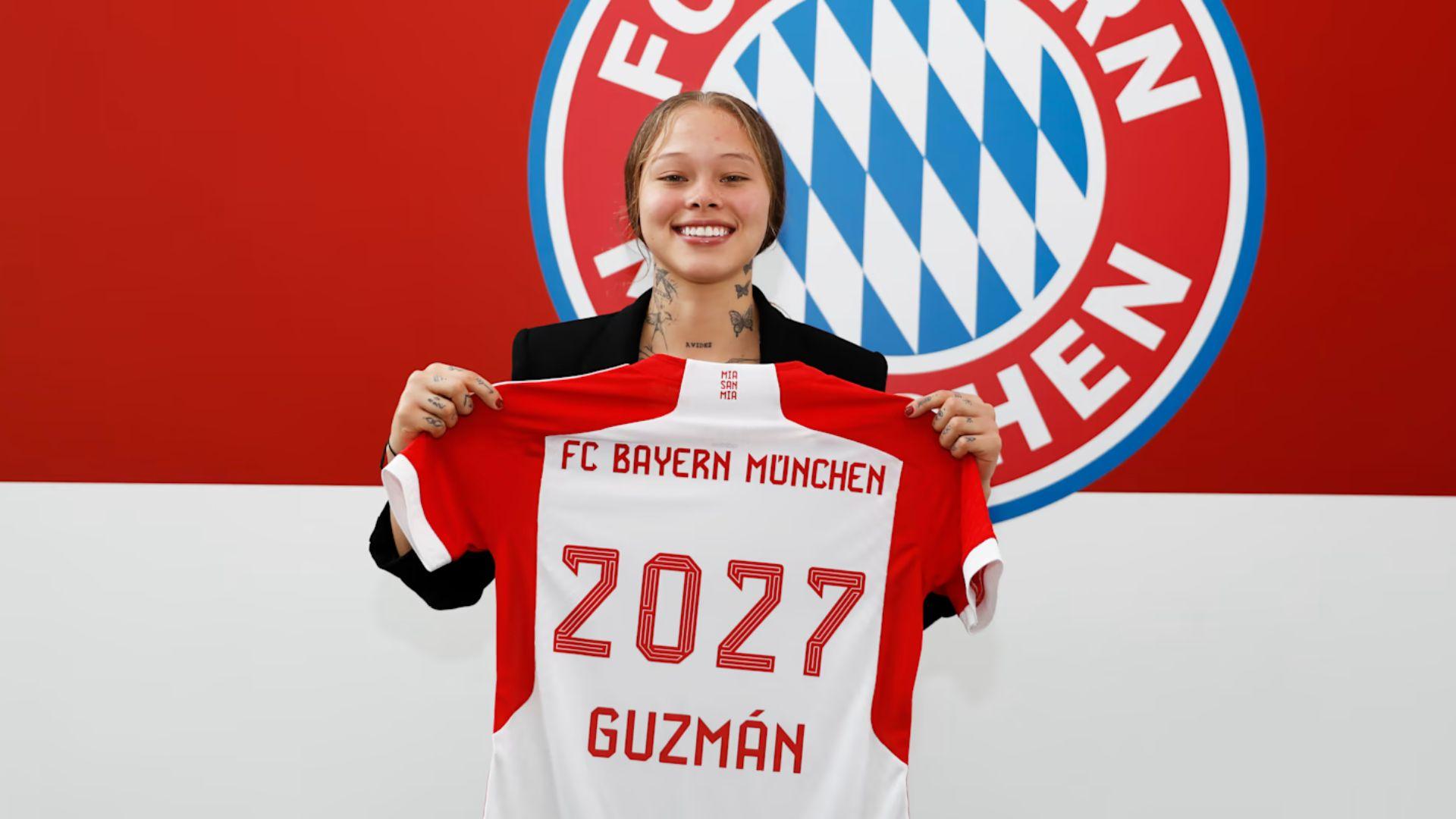 Ana María Guzmán ya es oficialmente jugadora del Bayern Munich ...