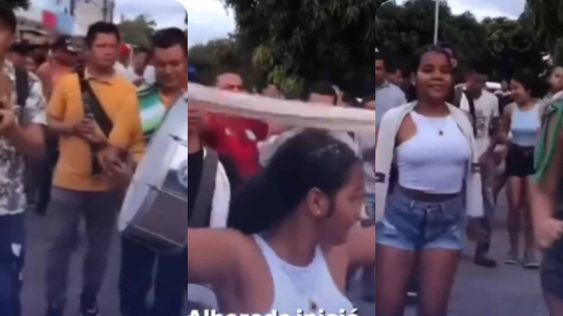 Con alborada inició Festival del Diabolín en Pueblo Nuevo ...