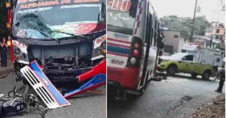 Grave accidente en Medellín: motociclista queda gravemente herido tras ...