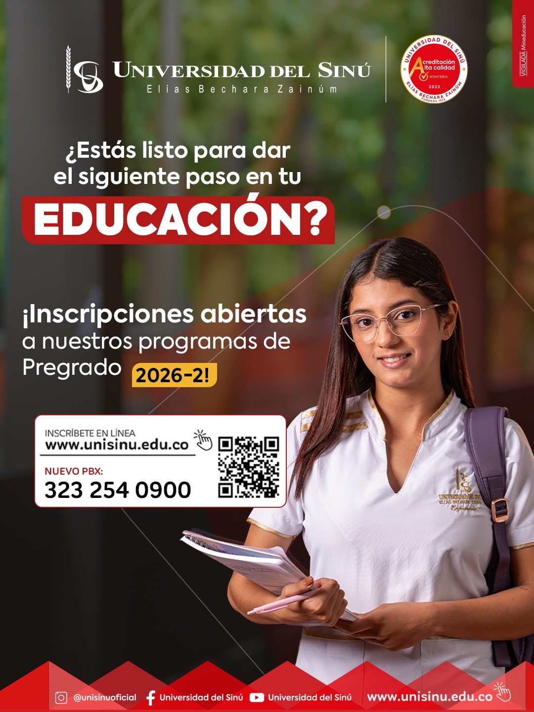 Unisinú abre inscripciones gratuitas para programas de pregrado 2026-2 ...