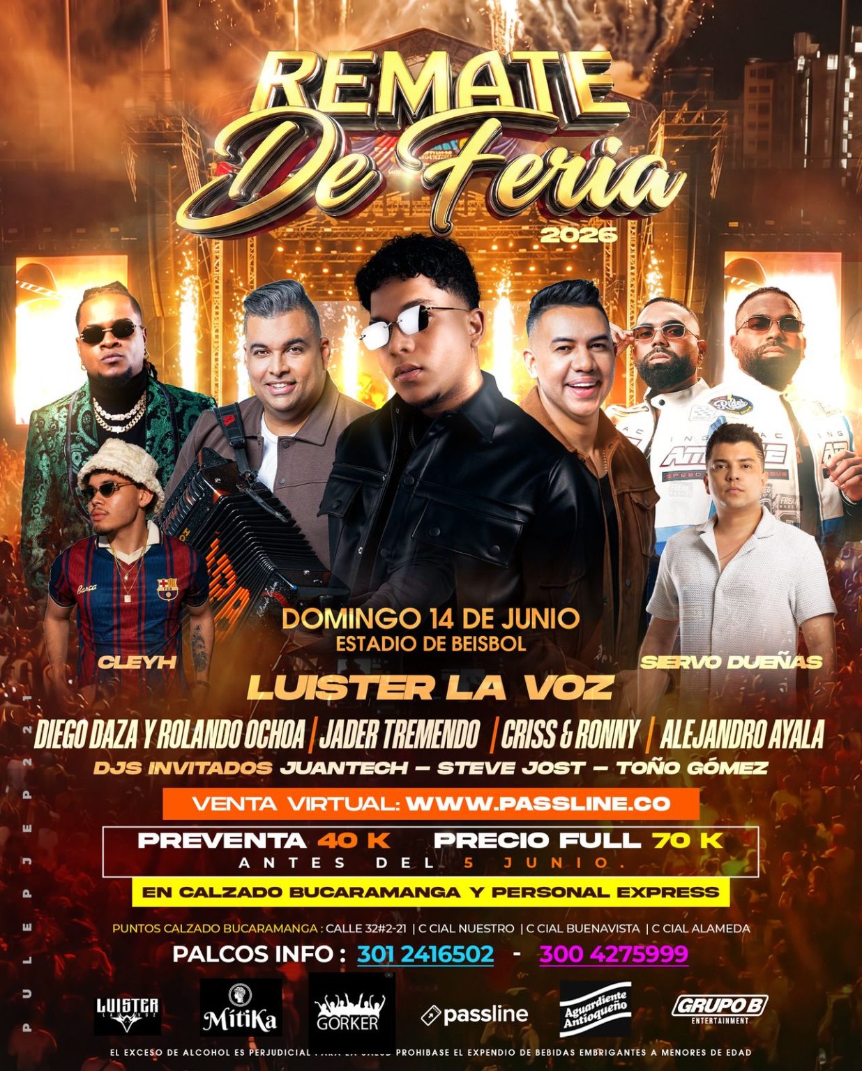 ¡NÓMINA COMPLETA! El Remate de Feria ya tiene todos sus artistas ...